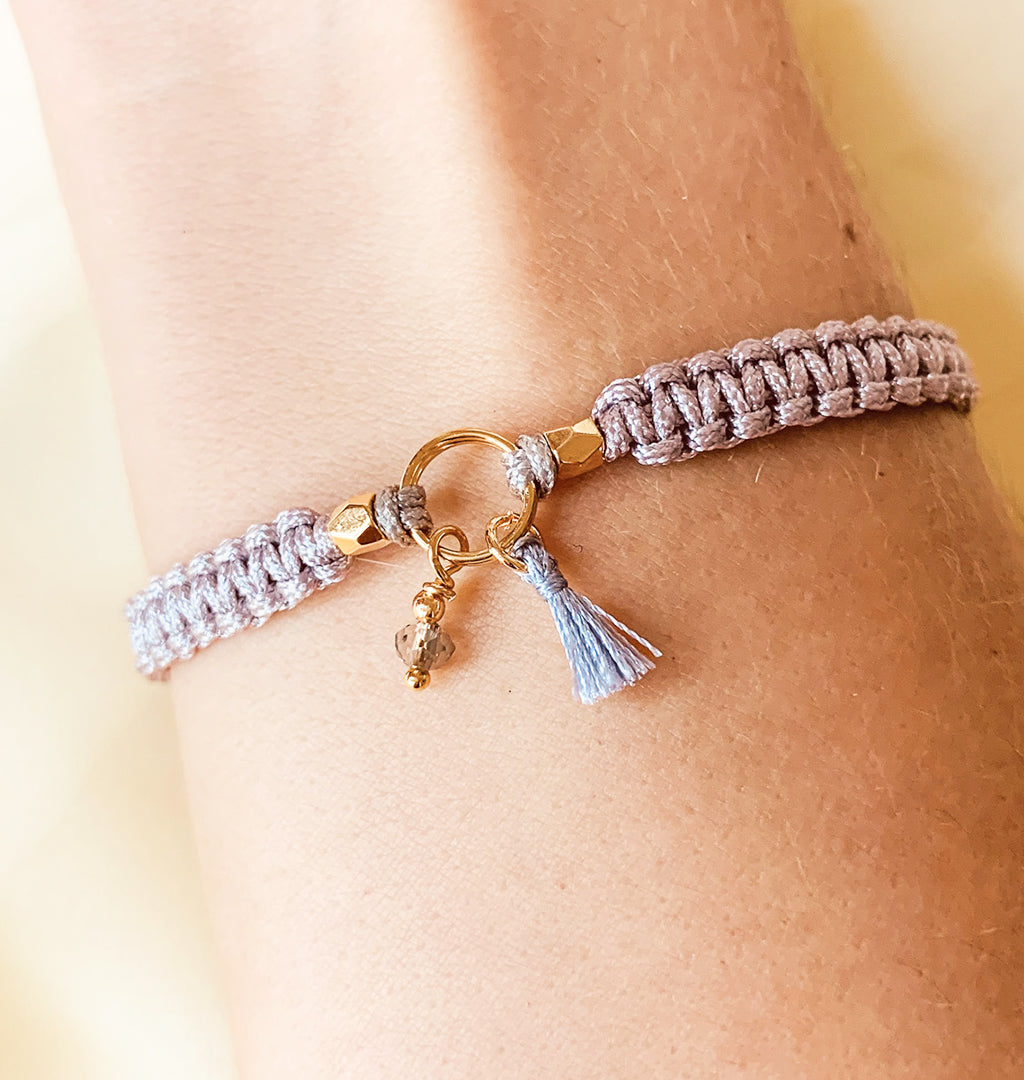 BRAZALETE DHARMA GRAY – Prusten Anillos Únicos